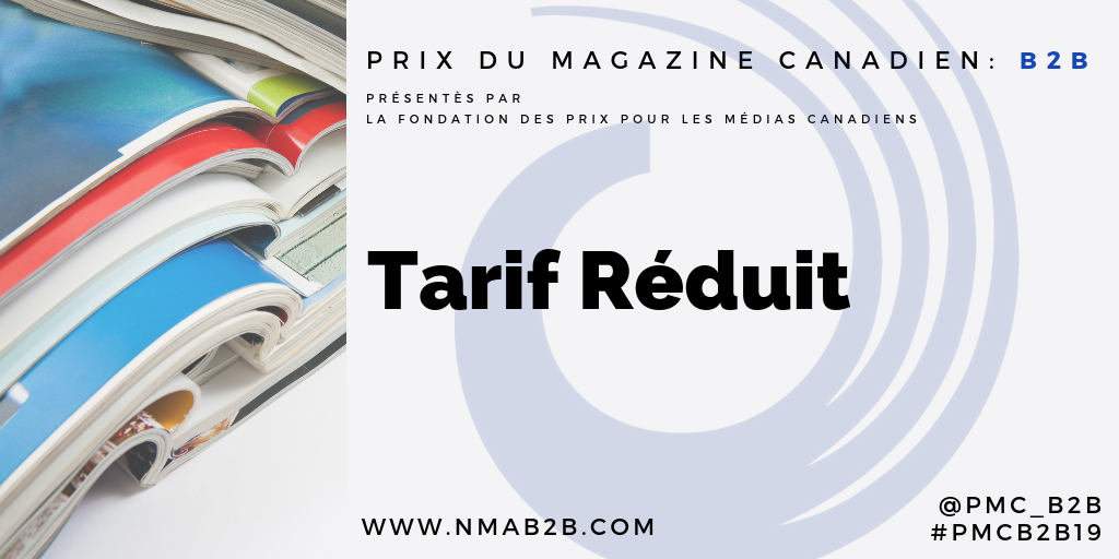 Profitez du tarif réduit jusqu’à vendredi! – National Magazine Awards: B2B